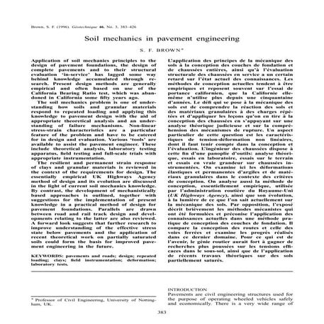 Soil mechanics in_pavement_engineering | PDF