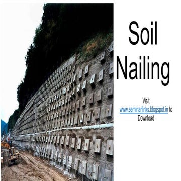 Soil Nailing | PPTX