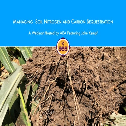 How To Manage Soil Nitrogen and Carbon Sequestration | PDF
