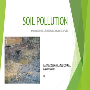 Soil pollution | PPTX