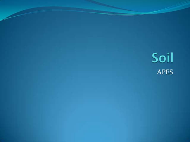Soil | PPTX