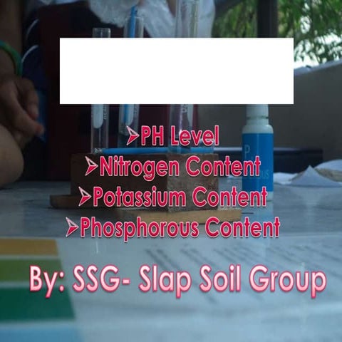 Portfolio of Our Soil Testings | PPTX
