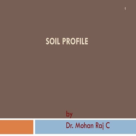 Soil horizons | PPT