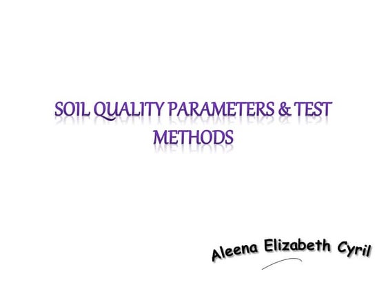 Soil health | PPT
