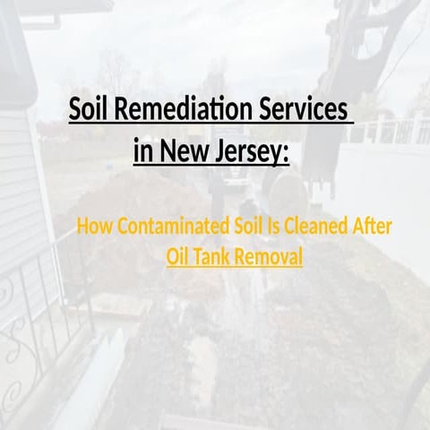 Soil Remediation Services in New Jersey: How Contaminated Soil Is ...