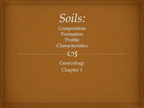 Soil and its types | PPT
