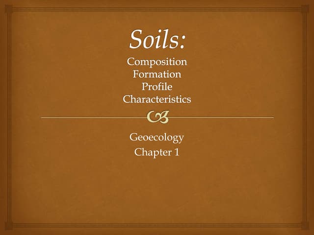 Soil | PPTX