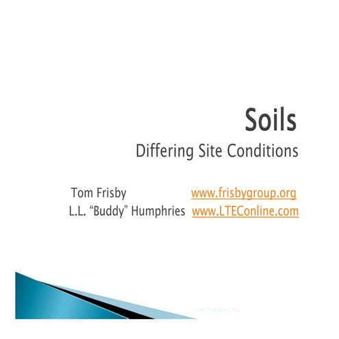 Soils - Differing Site Conditions | PDF