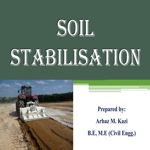 Soil Stabilisation | PDF