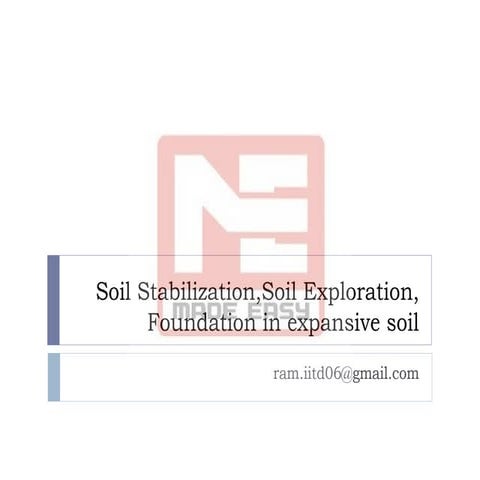 Soil Stabilization, Soil Exploration, Foundation in expansive Soil.pdf