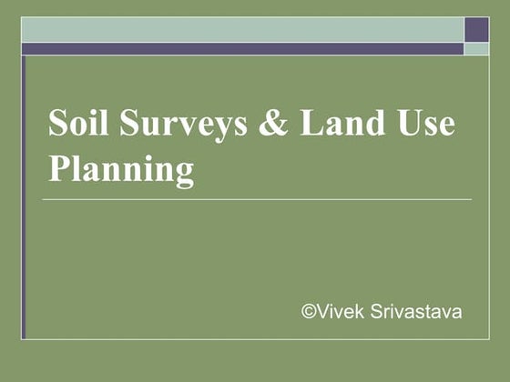 Land Suitability Classification | PPT
