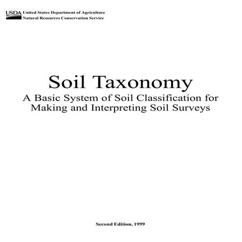 Soil Taxonomy | PDF