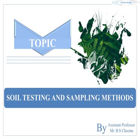 SOIL TEST AND SAMPLING METHODS.pptx
