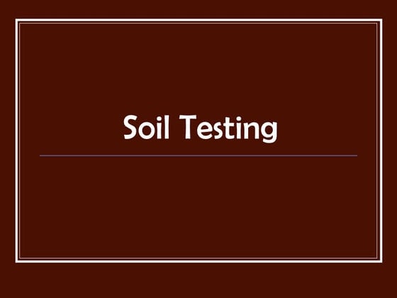 Types of samplers used in soil sampling | PPTX | Geology | Science