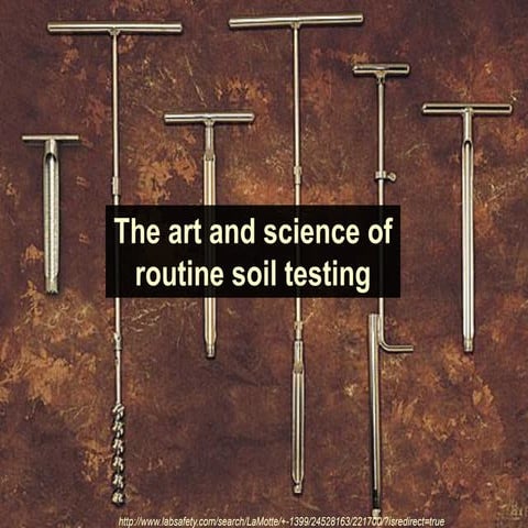 Soil testing | PDF
