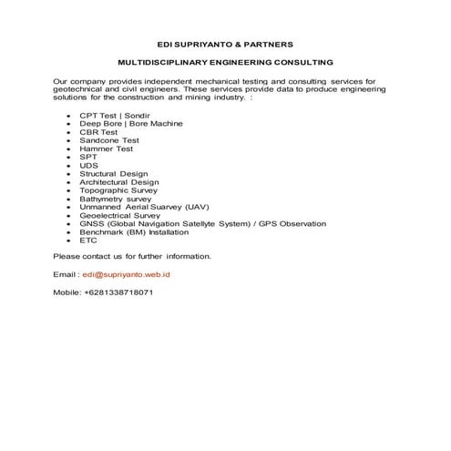 Soil test topography structural architectural bathymetry uav ...