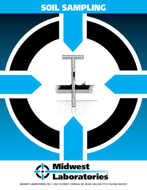 Types of samplers used in soil sampling | PPTX | Geology | Science