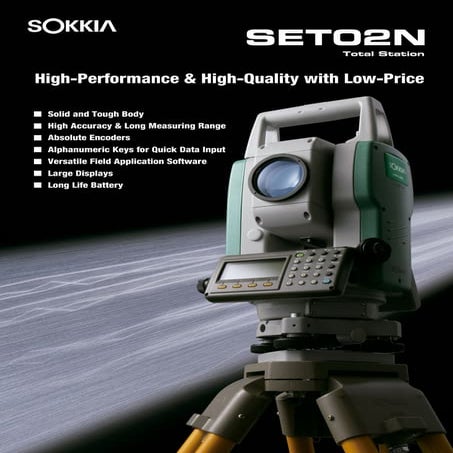 Sokkia set02 n catalogs | PDF