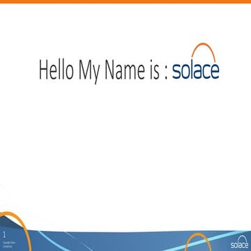 Solace - an open data movement company | PDF