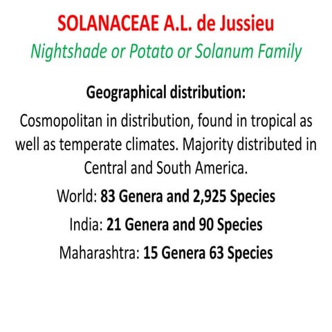 Brassicaceae family (BRASSICACEAE) | PPTX