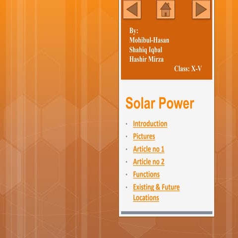 Solar | PPT | Free Download