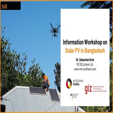 Solar PV - Bangladesh - Solshare | PDF