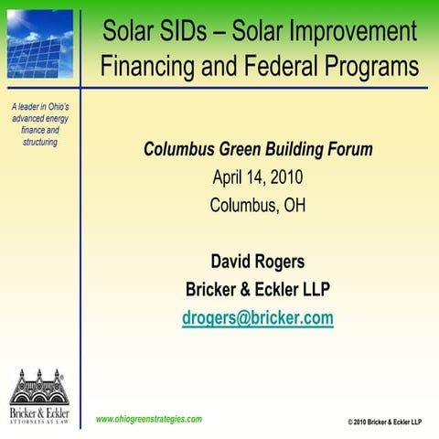 Solar sid-powerpoint | PPTX
