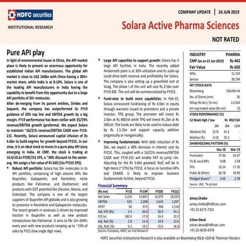Solara update 2019 | PDF