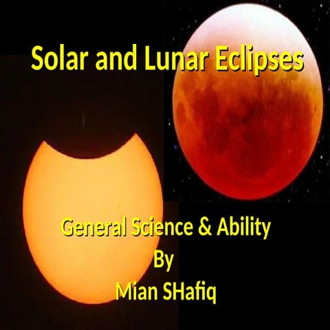 solar and lunar eclipses for grade 7 science lesson .ppt