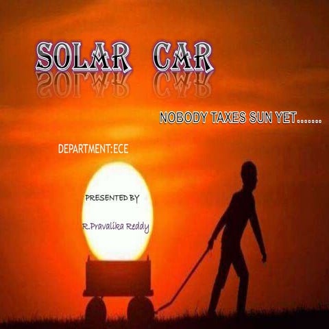 Solar car ppt | PPT