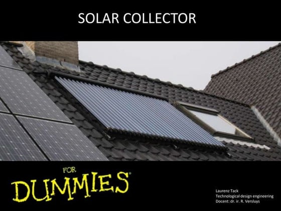 Solar collectors | PPTX