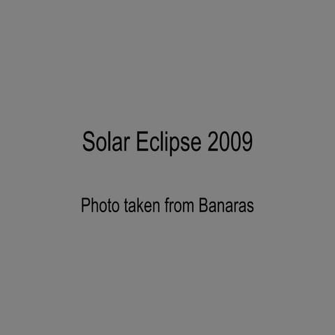 Solar Eclipse 2009 | PPT