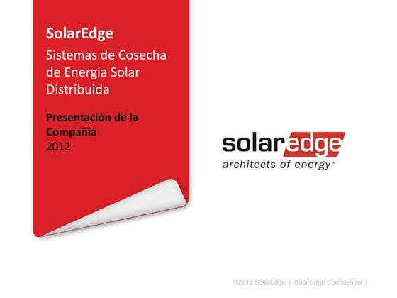 Solaredge Technologies presentations