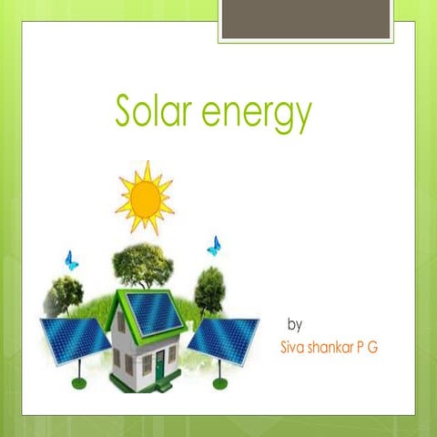 solar energy | PPT