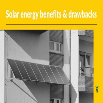 Solar energy - benefits and drawbacks.pptx