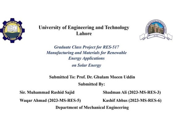 solar power generation | PPTX