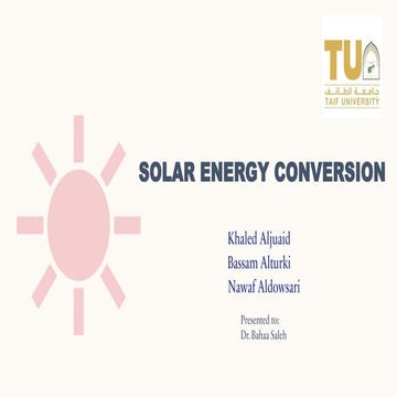Solar Energy Conversion and application...pdf