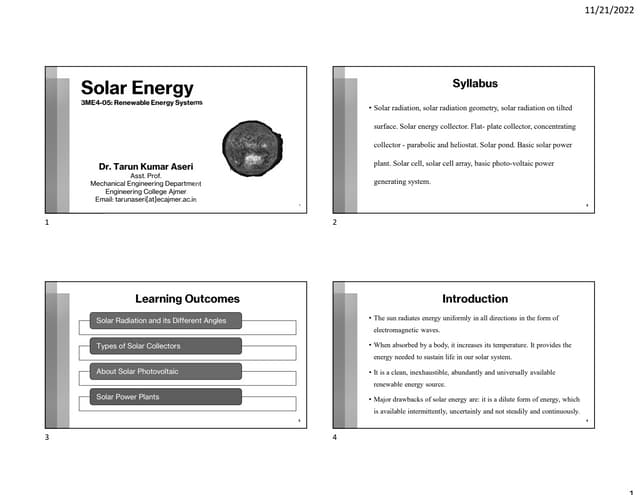 SOLAR RADIATIONS AND ITS GEOMETRY | PPTX | Geography | Science