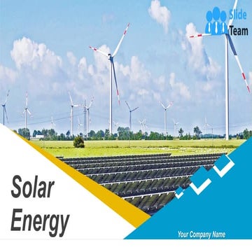 Solar Energy Introduction Powerpoint Presentation Slides | PDF