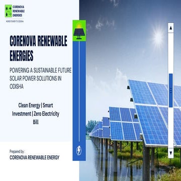 Get in Touch with Corenova Renewable Energies | PDF