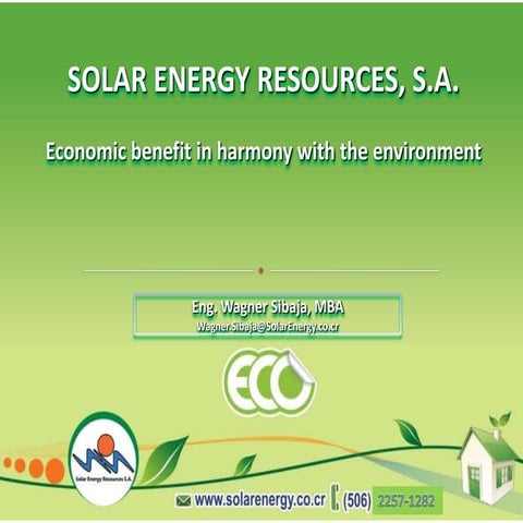 Solar and Wind Energy Resources | PPTX