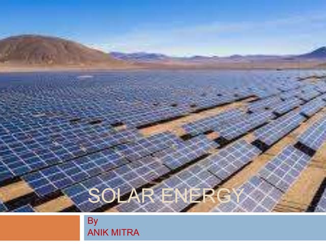 Solar Energy | PPTX