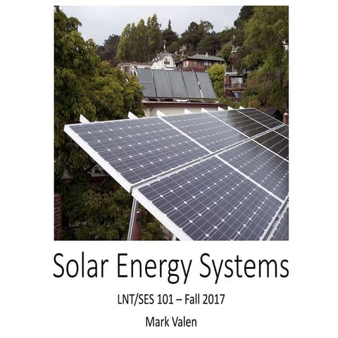 Solar Energy Systems | PPT