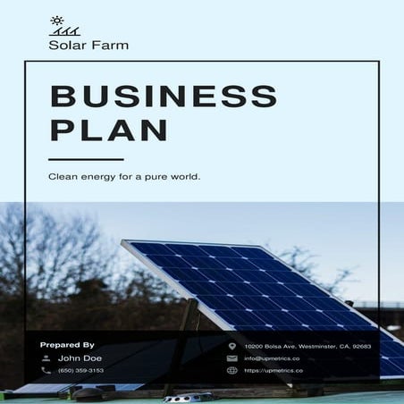 solar farm business plan | PDF