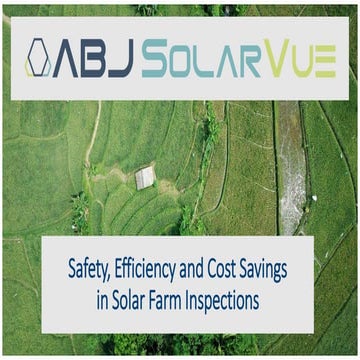 Effective Drone Solar Farm Inspection with Thermal Imaging - ABJ ...