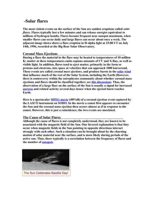 Space Weather Applications | PPTX