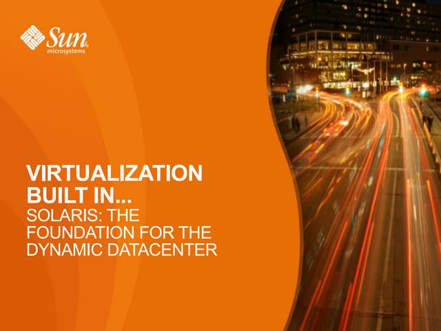 Solaris 10 Virtualization Presentation Ppt 9747