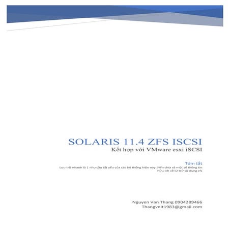 Solaris 11.4 zfs_iscsi_zz | PDF