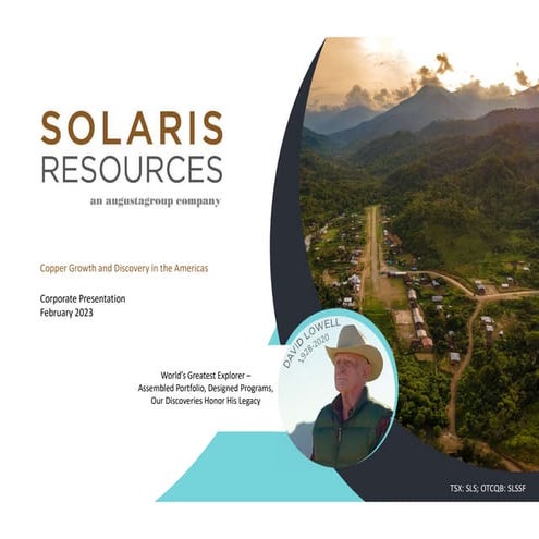 Solaris Resources - February 2023 | PPT