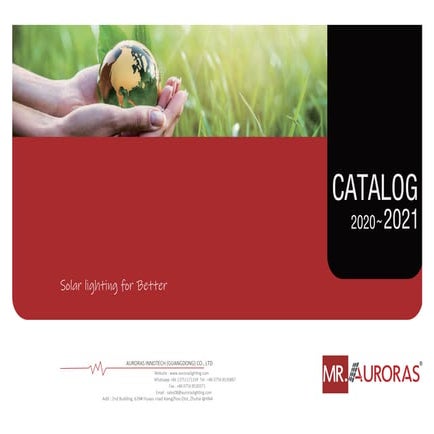 Solar light catalog auroras 2021 | PDF
